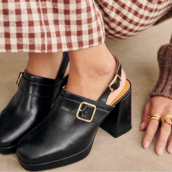 Sezane | Shoes | Sezane Rebecca High Clog Black Size 39 | Poshmark